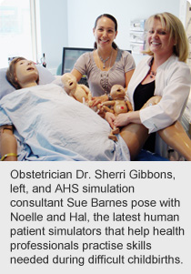 Mannequins made to deliver | Alberta Health Services