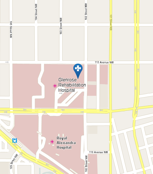 Getting to the Glenrose Rehabilitation Hospital (GRH)